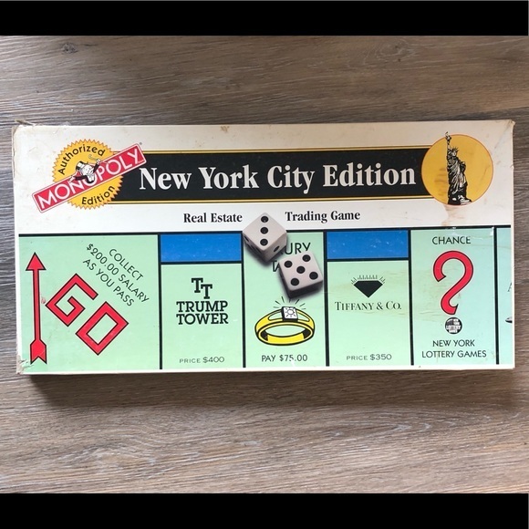Usaoply | Games | New York City Edition Monopoly Board Game Preowned ...